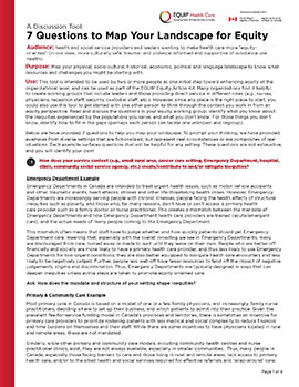 Trauma- and Violence-Informed Care (TVIC) - EQUIP Health Care ...