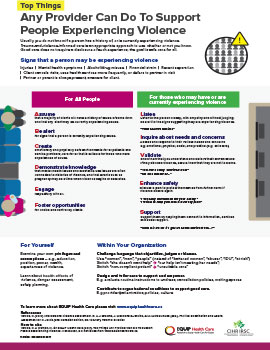 Trauma- and Violence-Informed Care (TVIC) - EQUIP Health Care ...
